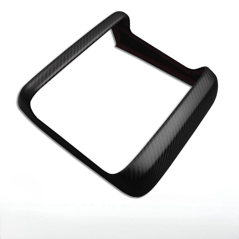 Rear Screen Air Outlet Frame Dry Carbon Fiber Overlay for Model S/X 20