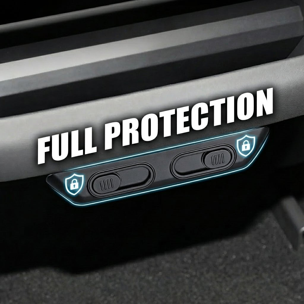 Rear USB Charging Port Sliding Protector for Model Y Juniper & Model 3 ...