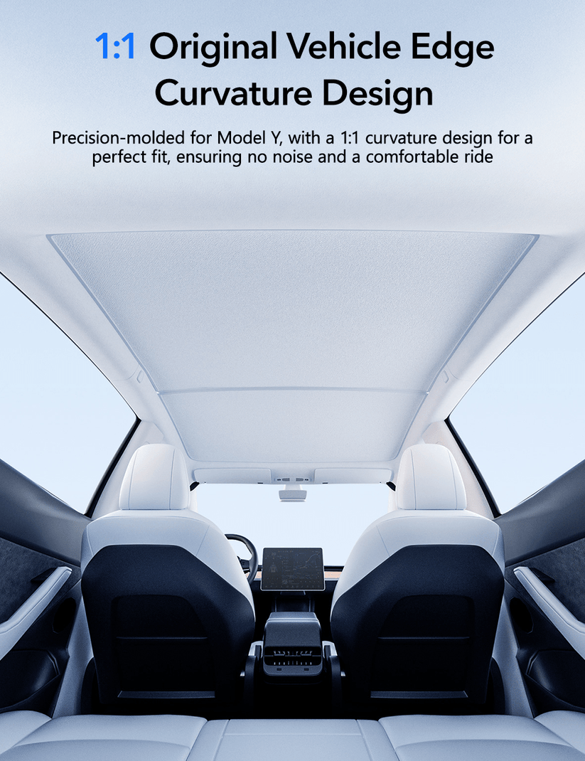 Tesla Model Y Roof Shade | UV Protection & Heat Reduction