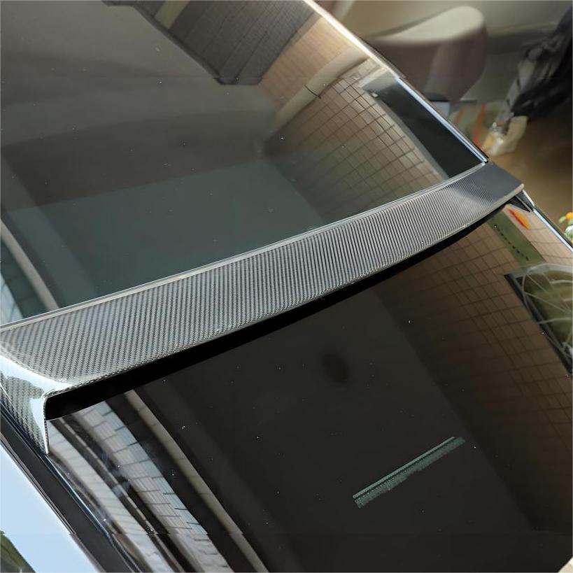 Tesla Model Y Carbon Fiber Roof Spoiler Window Top Wing