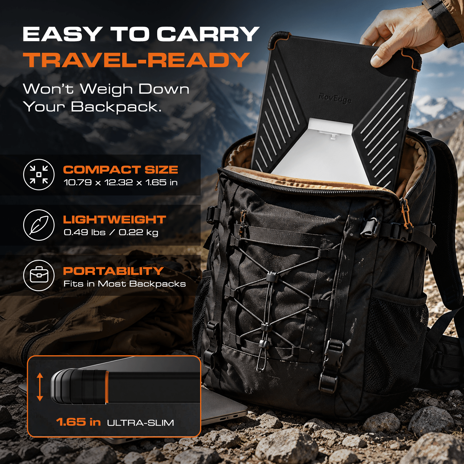 Starlink Mini Armor Case with R-Foot Drop Shield, IP65 | RovEdge
