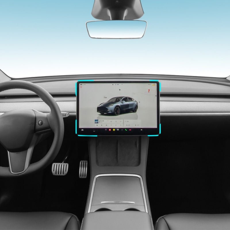 Tesla Model 3/Y Screen Cutout Protective Decorative Cover