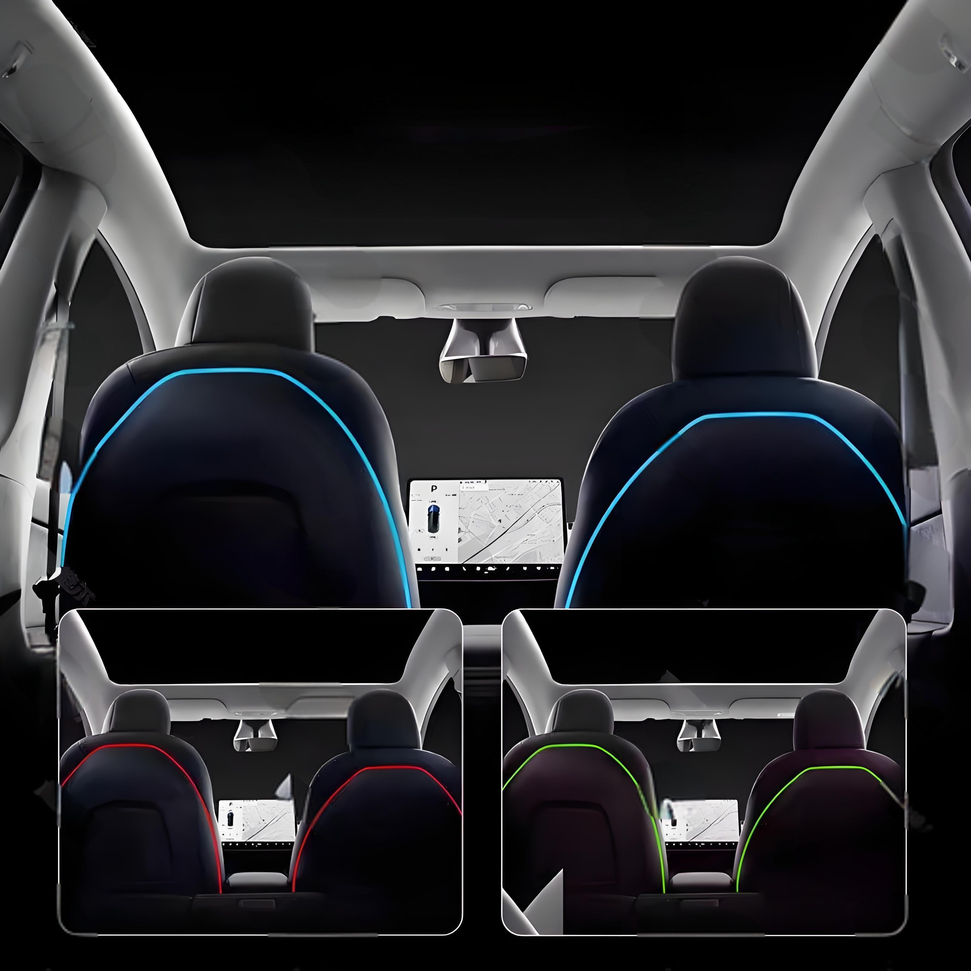 Tesla Model 3 Highland & New Model Y Seat Back Ambient Lighting ...