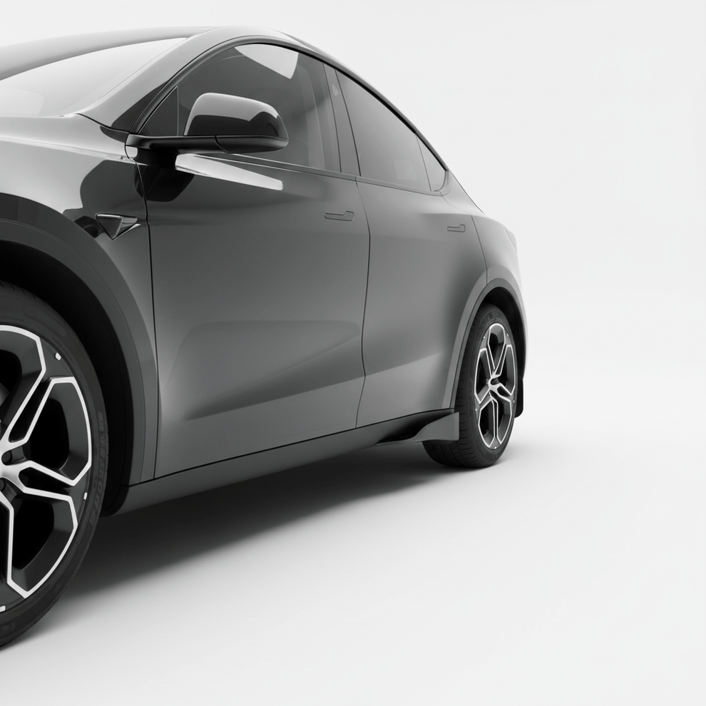 Model Y Juniper Side Skirts Splitter 2025+ - ABS Rocker Panel | Tesery