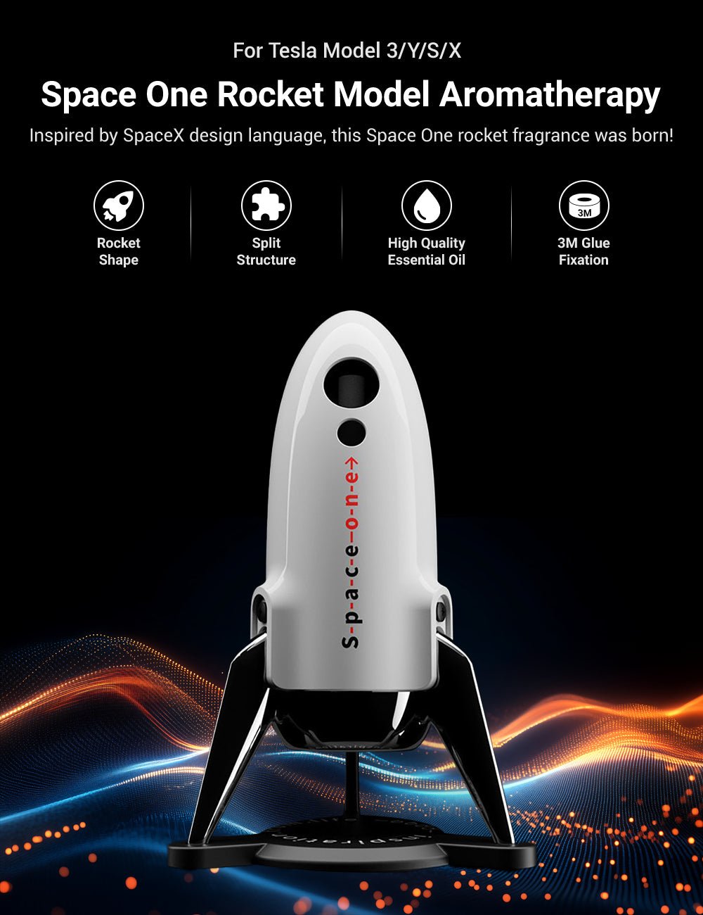 Tesla Rocket Perfume Diffuser - TESERY Space One Aromatherapy
