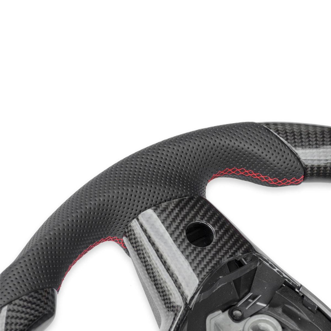 Model 3 / Y Custom Sport Carbon Fiber Steering Wheel | Tesery