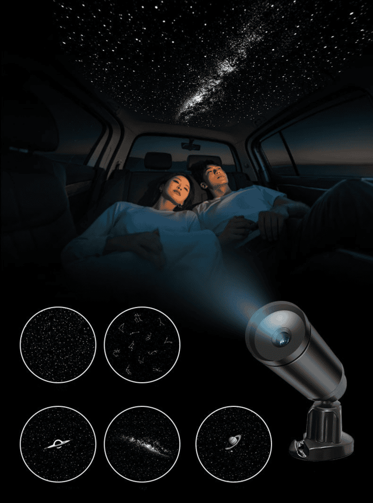 Tesla Starry Sunroof Projector Ambient Light丨 Galaxy Lighting Effect