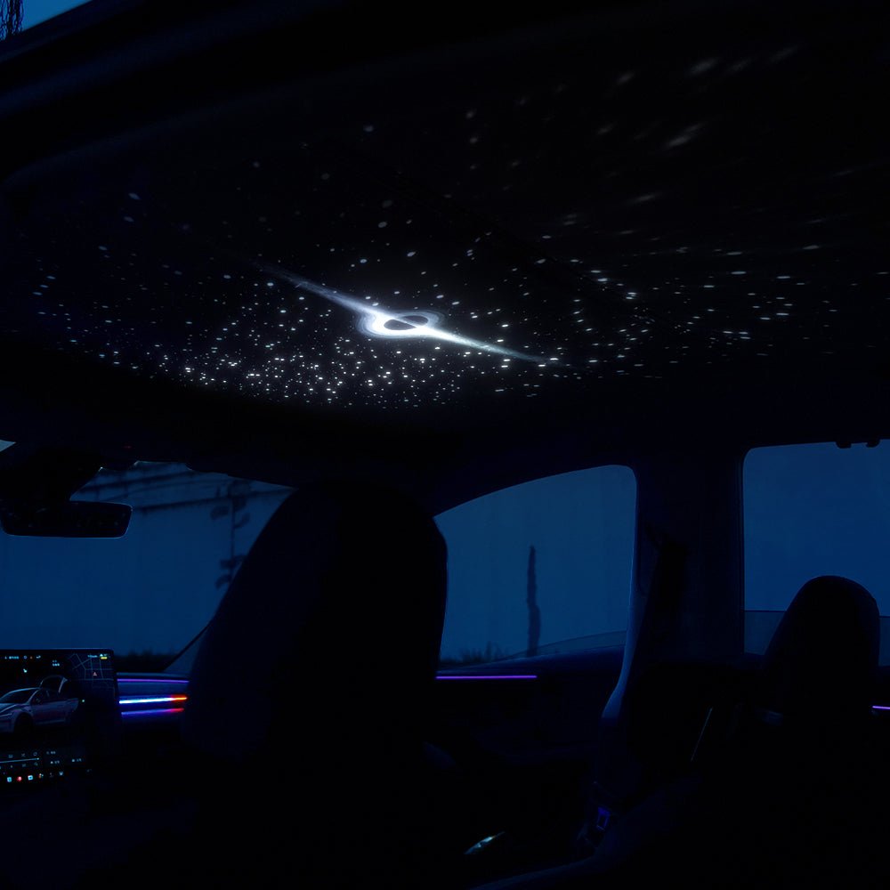 Tesla Starry Sunroof Projector Ambient Light丨 Galaxy Lighting Effect