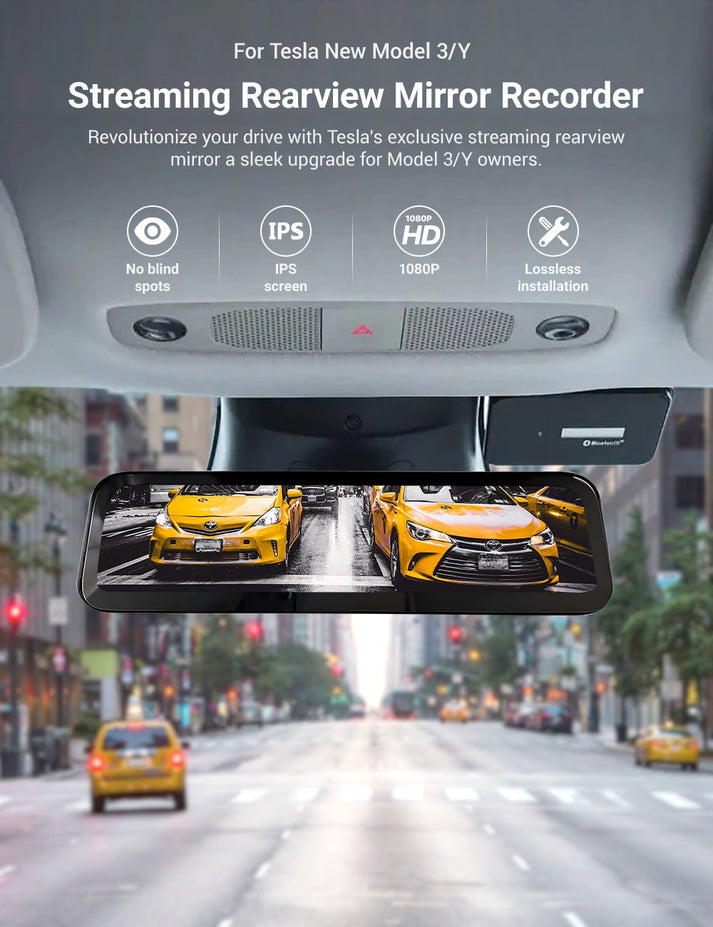 Model 3 Hihgland / Model Y Juniper: Streaming Rearview Mirror & Dash ...