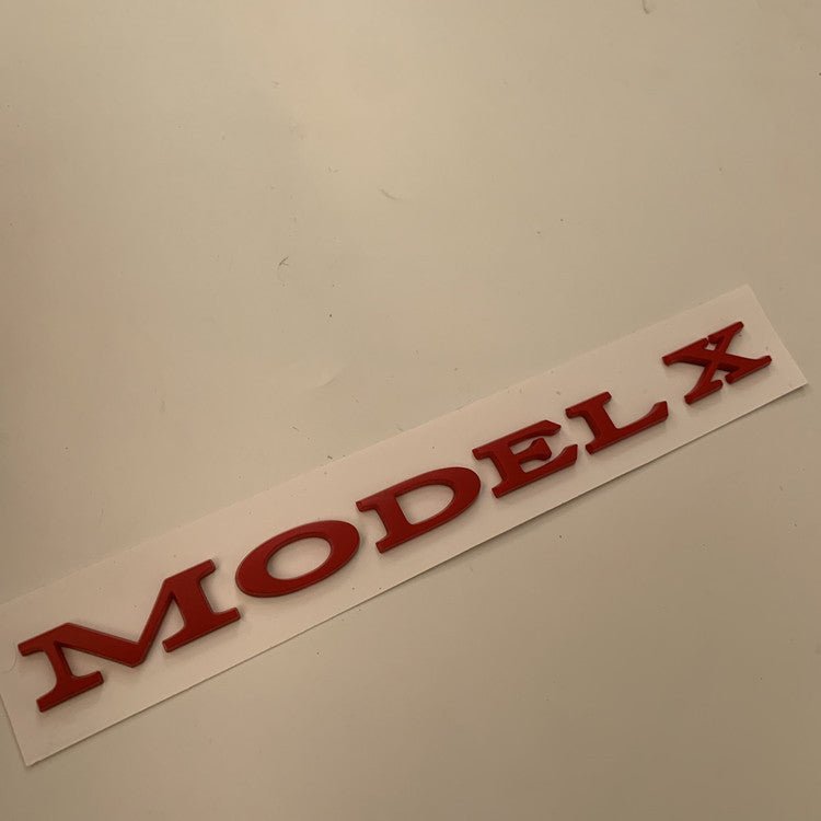 TESLA Letter Emblems Tailgate 3D ABS Multiple Colors All Models Easy ...