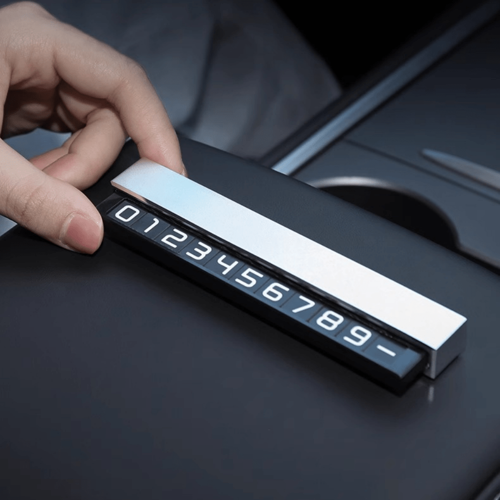 Model Y Juniper & Model 3 Highland Temporary Parking Phone Display ...