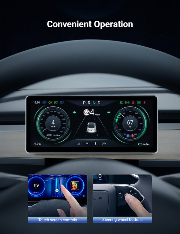 10.25'' Android 4G Tesla Model 3/Y LCD Dashboard Screen