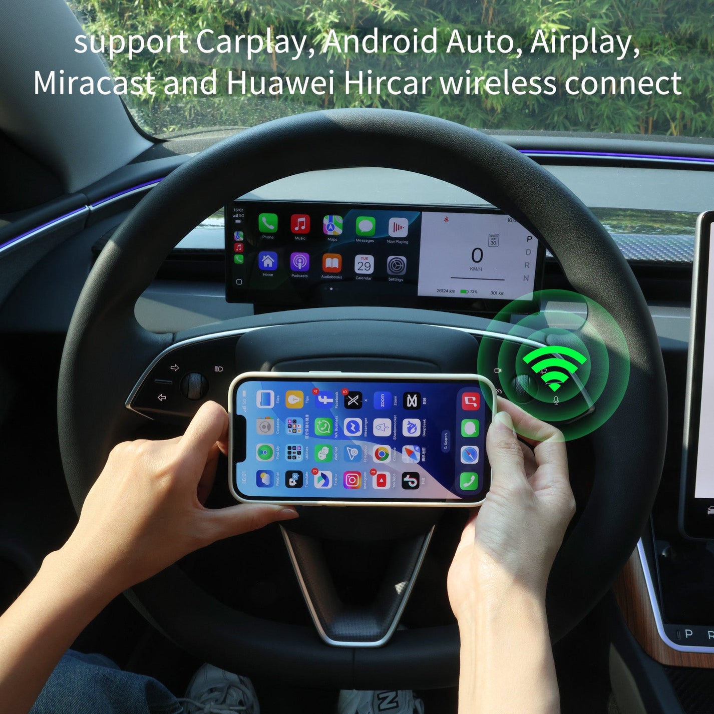 10.88 Inch Touch Screen Instrument Cluster Dashboard for Model 3 / Y