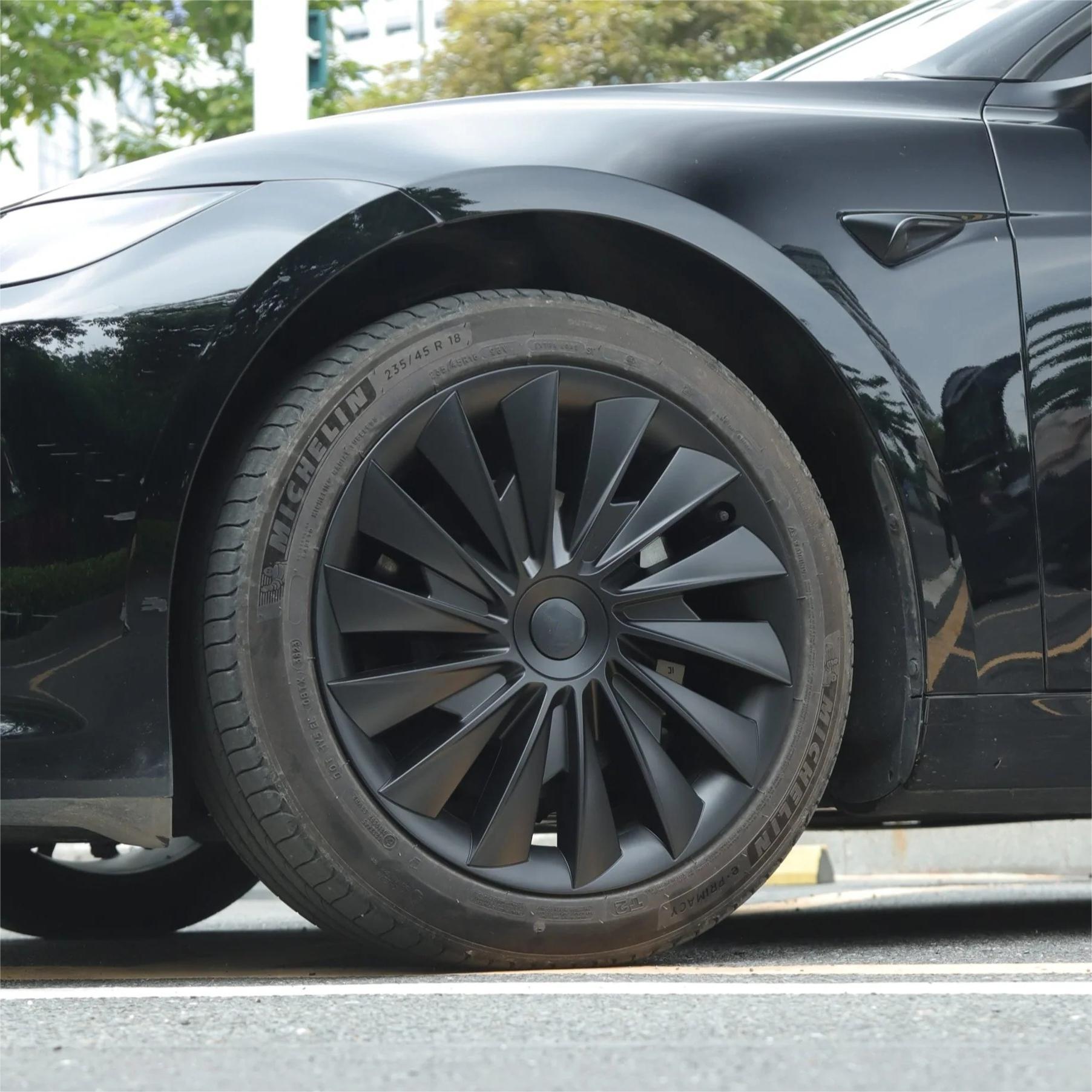 18″ Blade Model Hubcaps for Tesla Model 3 Highland