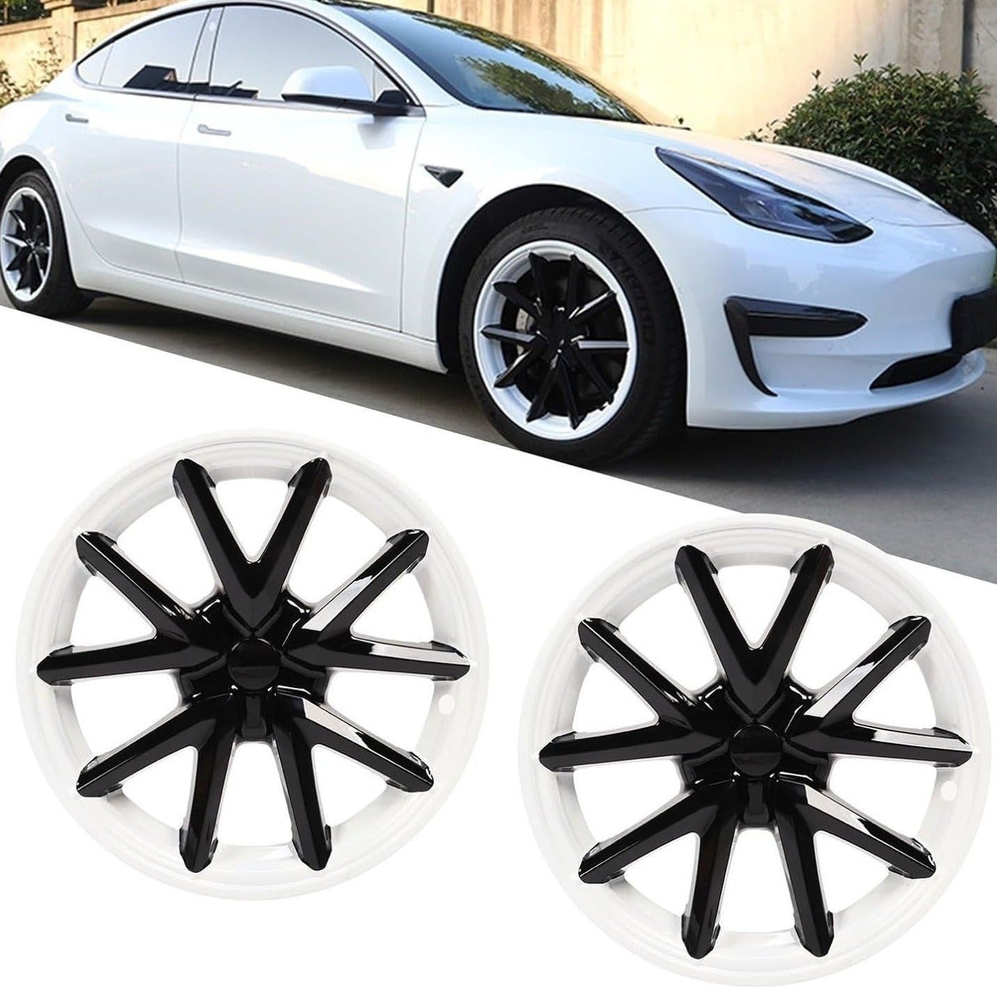 18″ wheel covers for Model 3 2017-2023.10 (4pcs)
