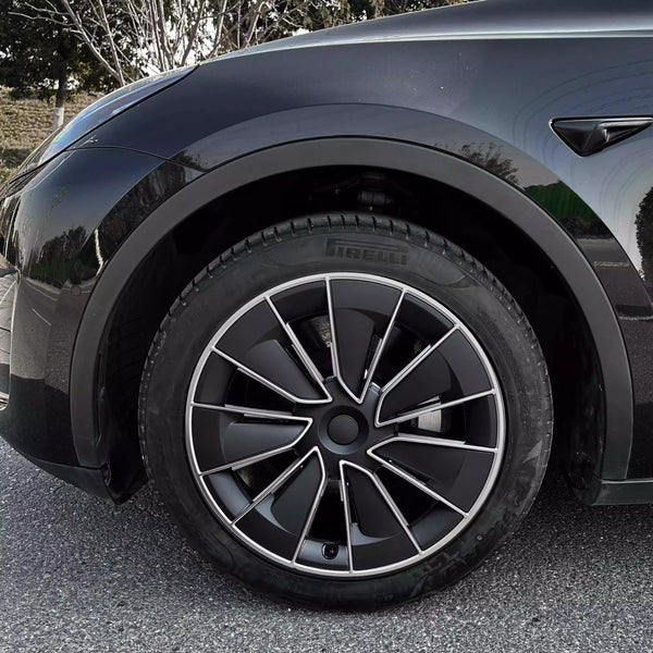 19" Gemini Performance ABS Wheel Hubcaps Model Y 4-Piece 5 Colors 2 ...