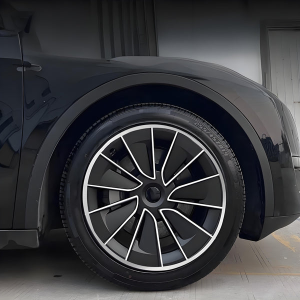 19" Gemini Performance ABS Wheel Hubcaps Model Y 4-Piece 5 Colors 2 ...