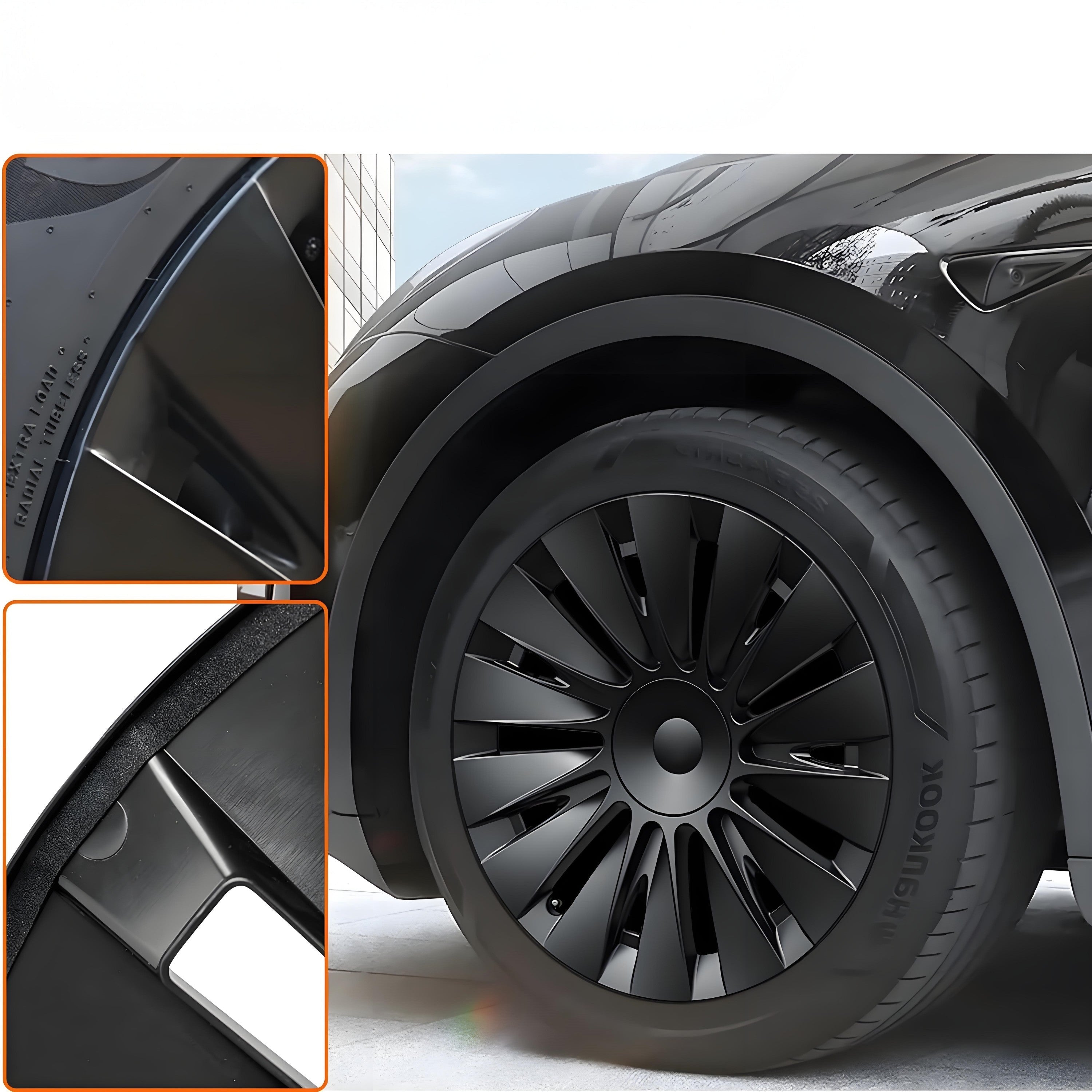 19″ Tesla Model Y Performance HubCaps - Set of 4