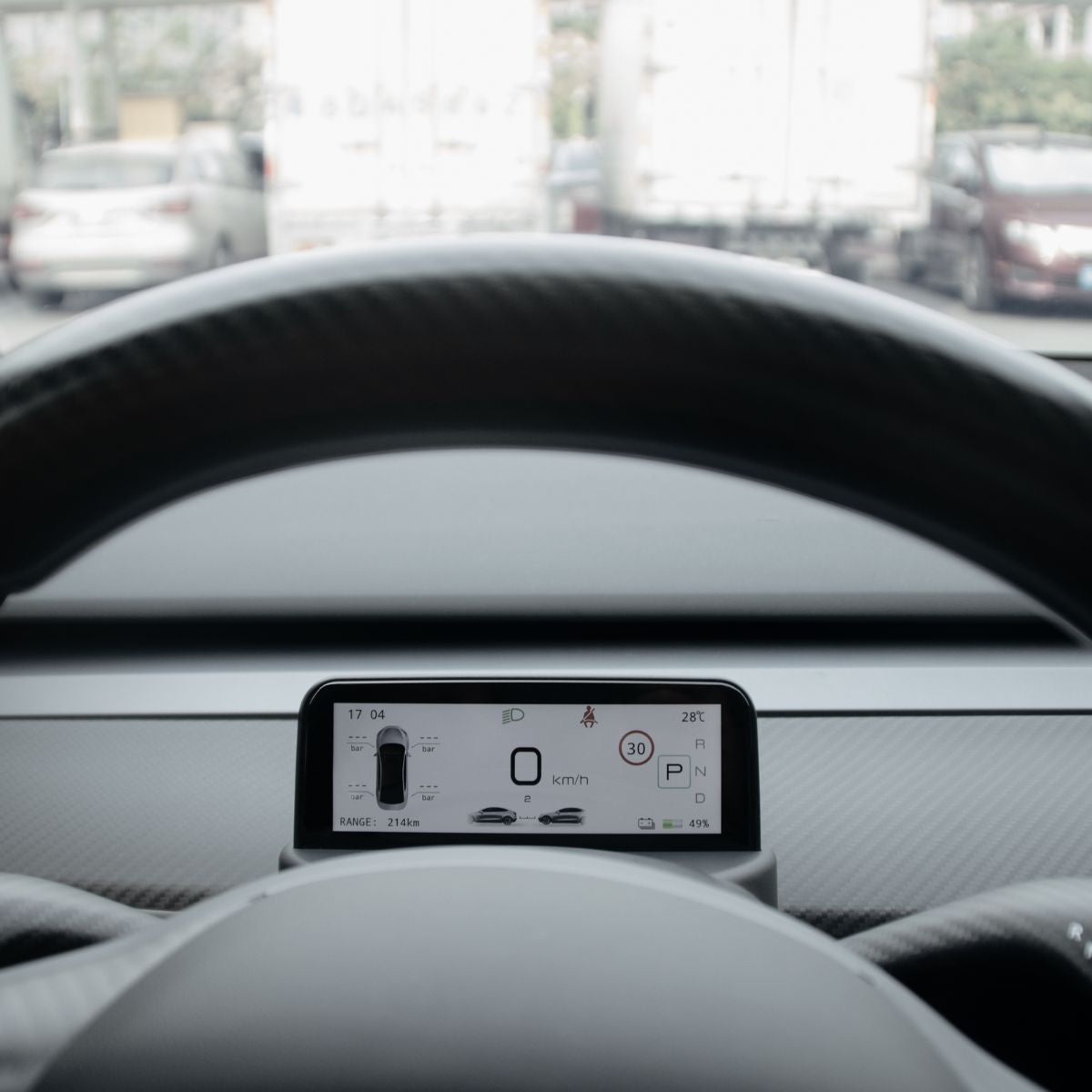 4.6'' Mini Display Screen for Tesla Model 3/Y | Enhanced Visibility