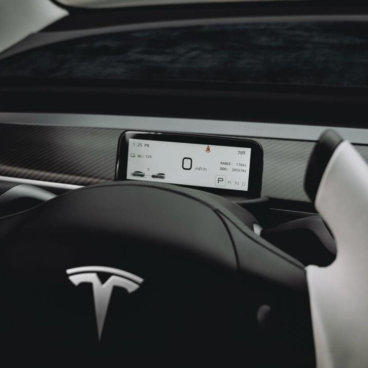 4.6'' Mini Display Screen for Tesla Model 3/Y | Enhanced Visibility