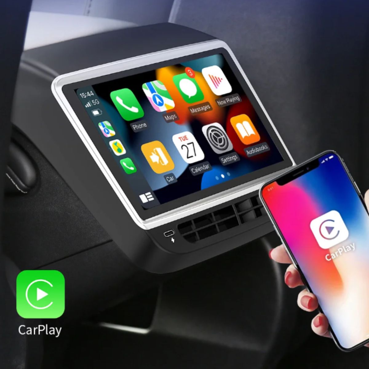 7 Inch Rear Entertainment & Climate Control Screen for Model Y / 3