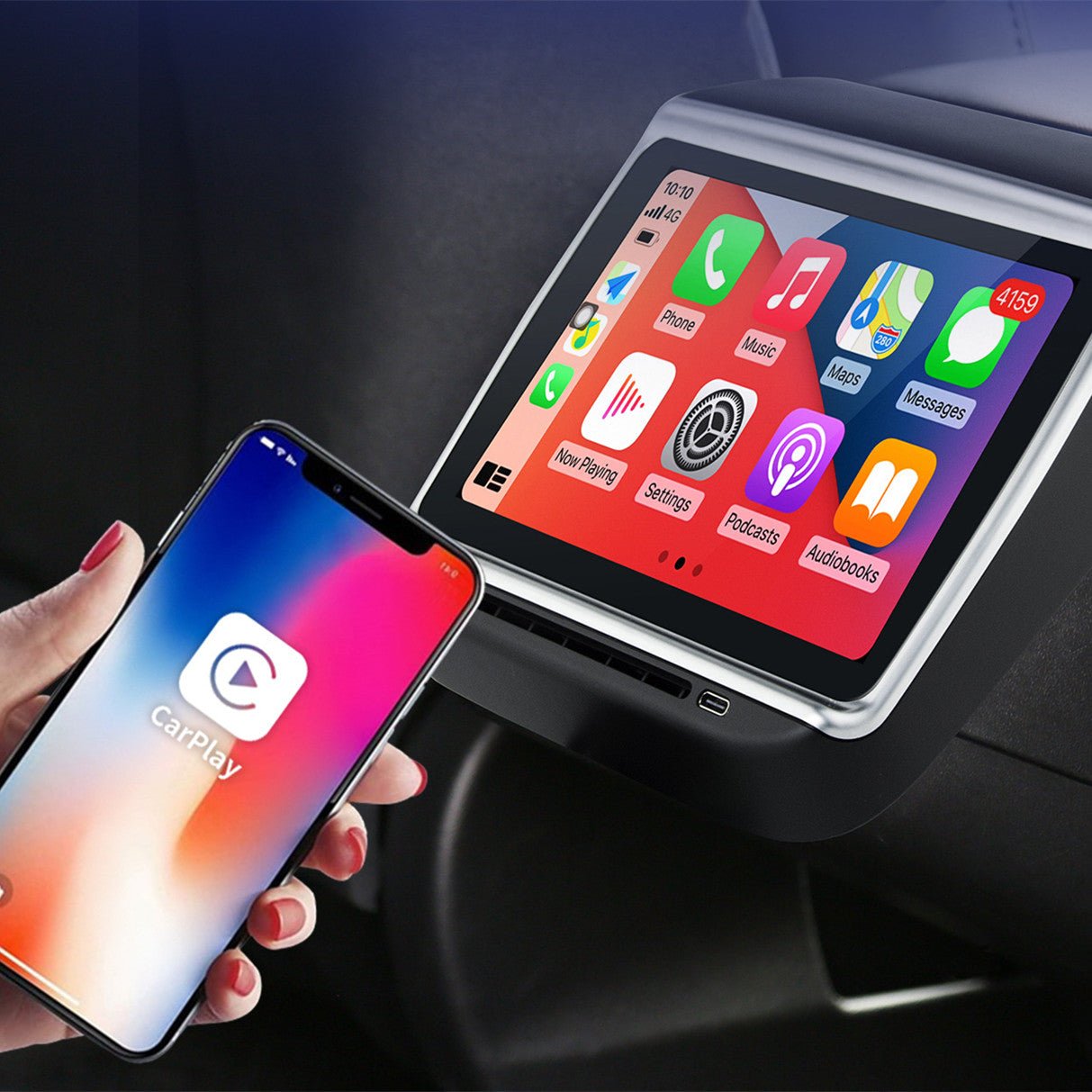 7.2‘’ Tesla Model 3/Y Rear Seat Entertainment System - Tesery