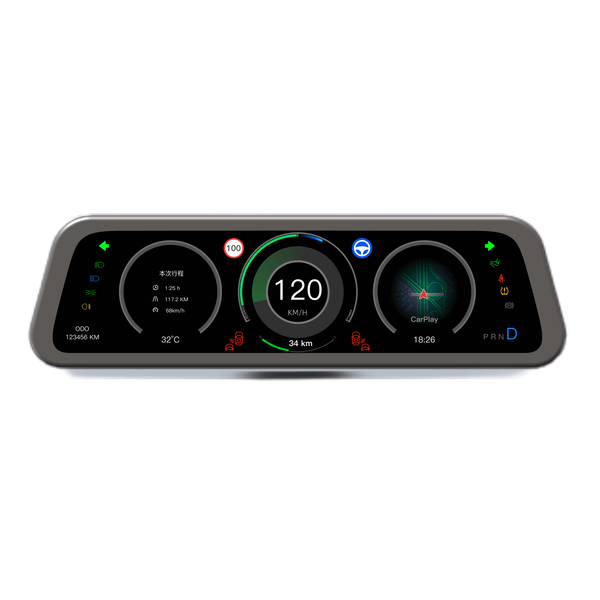 TESERY 9.6 Inch Instrument Cluster Dashboard Display for Model 3 / Y