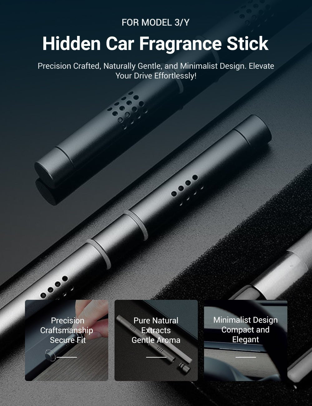 Tesla Model 3/Y Fragrance Stick | Eco-Friendly Fragrance Solutions