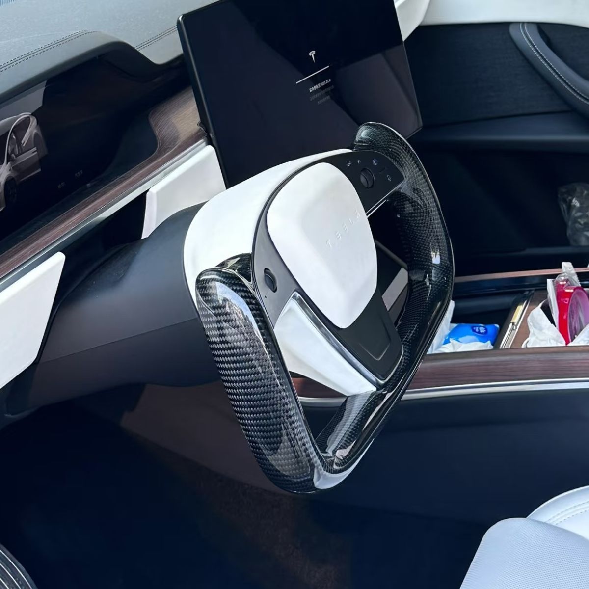 Yoke Plaid Steering Wheel Replacement for New Model S/X