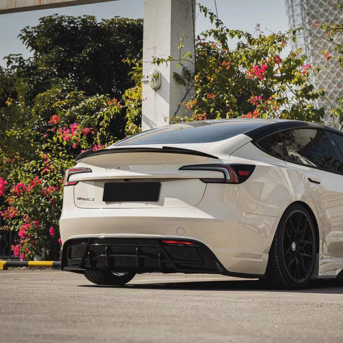 Tesla Model 3 Highland Carbon Fiber Spoiler 2024+ - Rear Trunk | Tesery