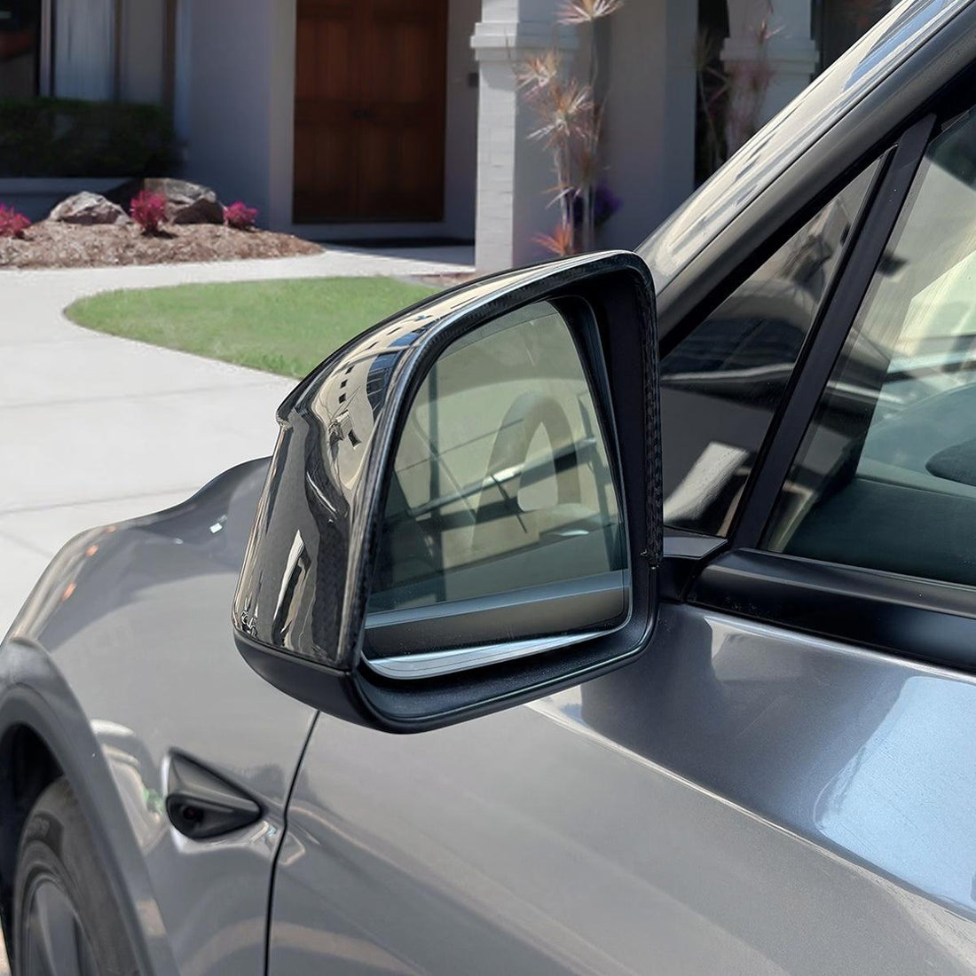 Carbon Fiber Mirror Covers Model Y 2020-2025 Juniper Style 3 Finishes ...
