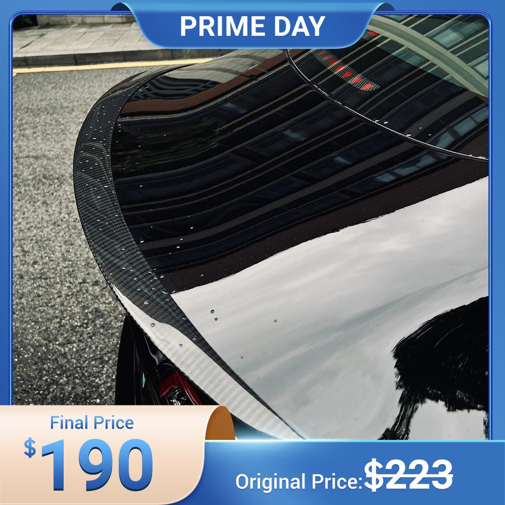 Tesla Model Y / 3 Carbon Fiber Performance Spoiler | Tesery