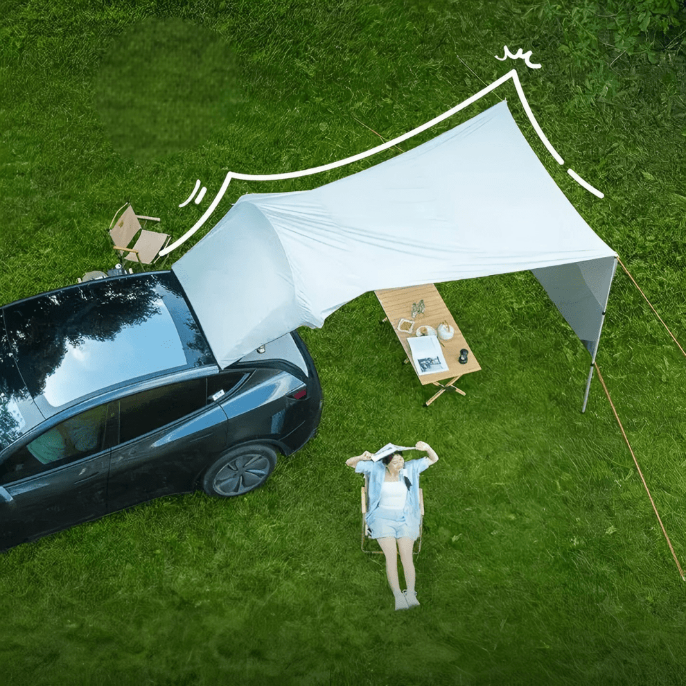 Car Camping Tent for Tesla Model Y | Easy Setup & Custom Fit
