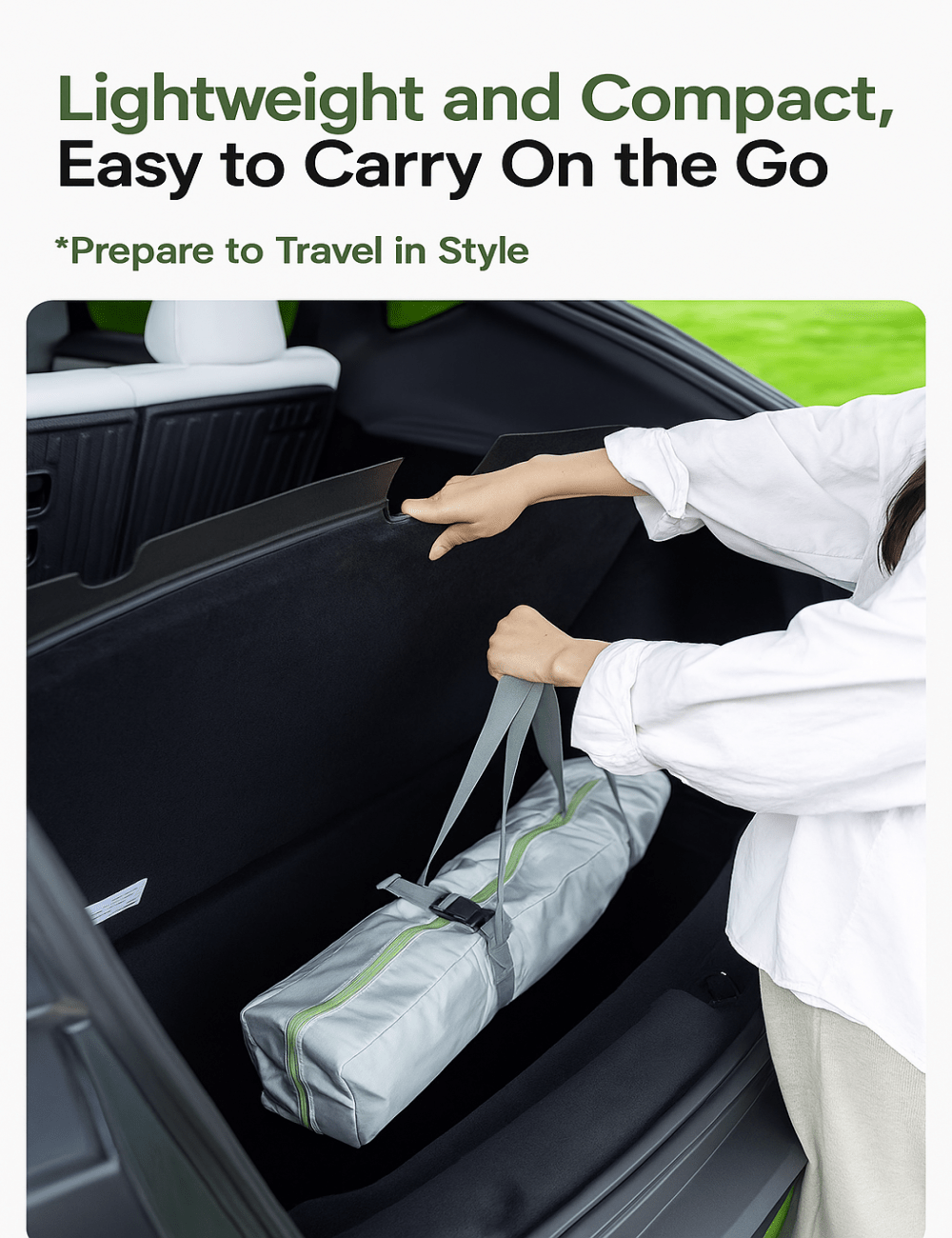 Car Camping Tent for Tesla Model Y | Easy Setup & Custom Fit