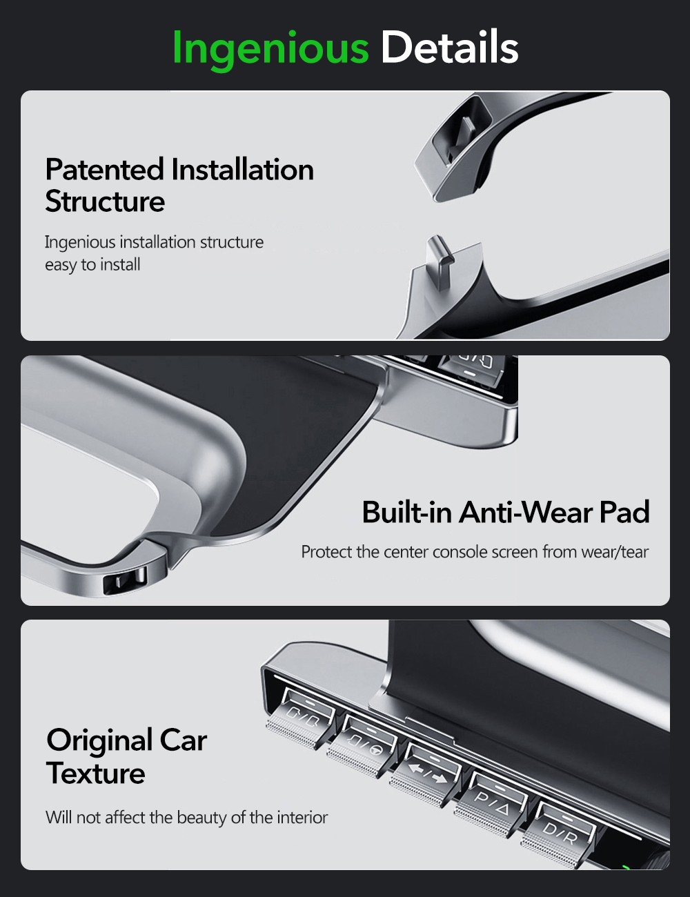 Tesla Model 3 Highland/Y Physical Buttons | Haptic Climate Control