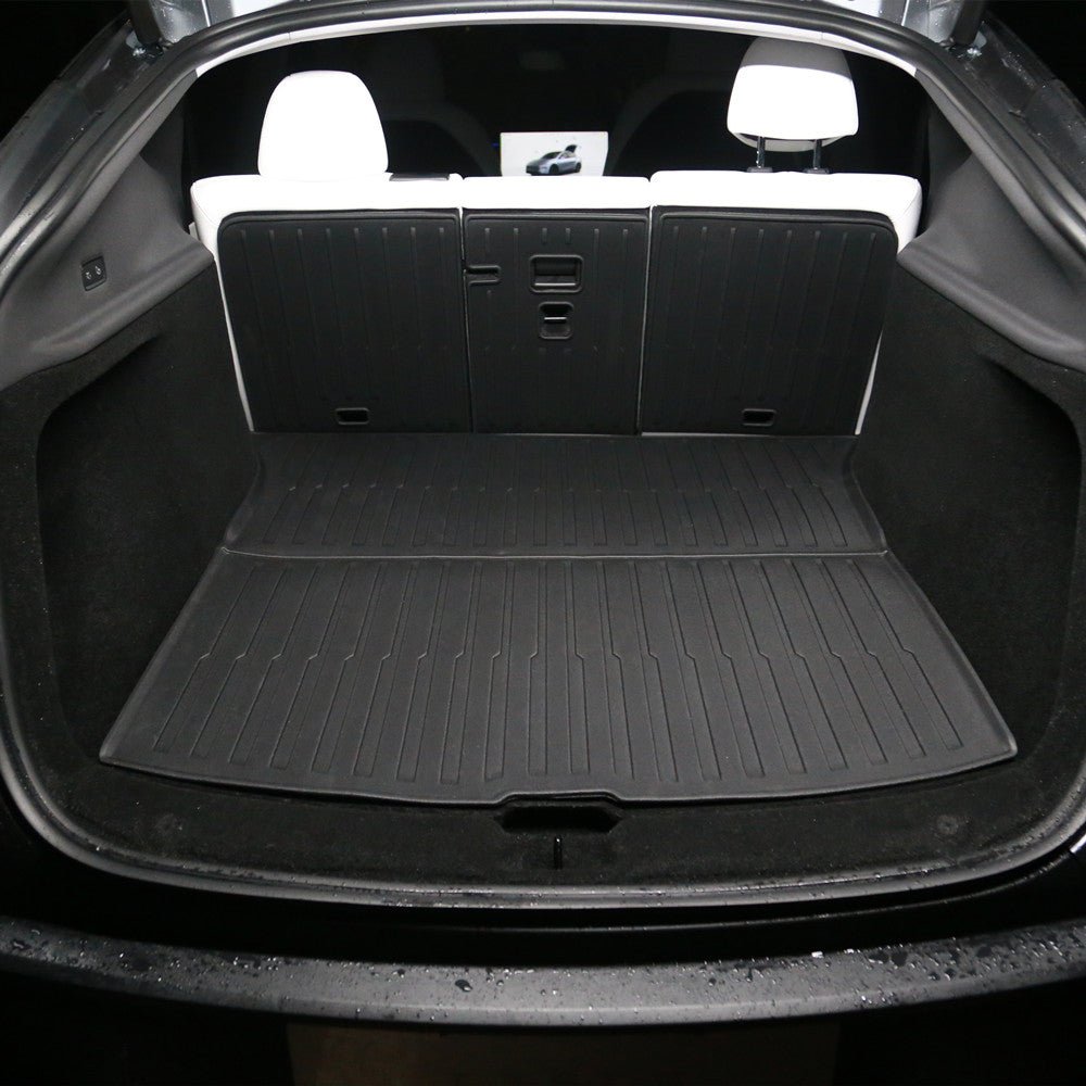 Model Y Juniper Trunk Mat with Backrest | TPE | Waterproof | Anti-Slip ...