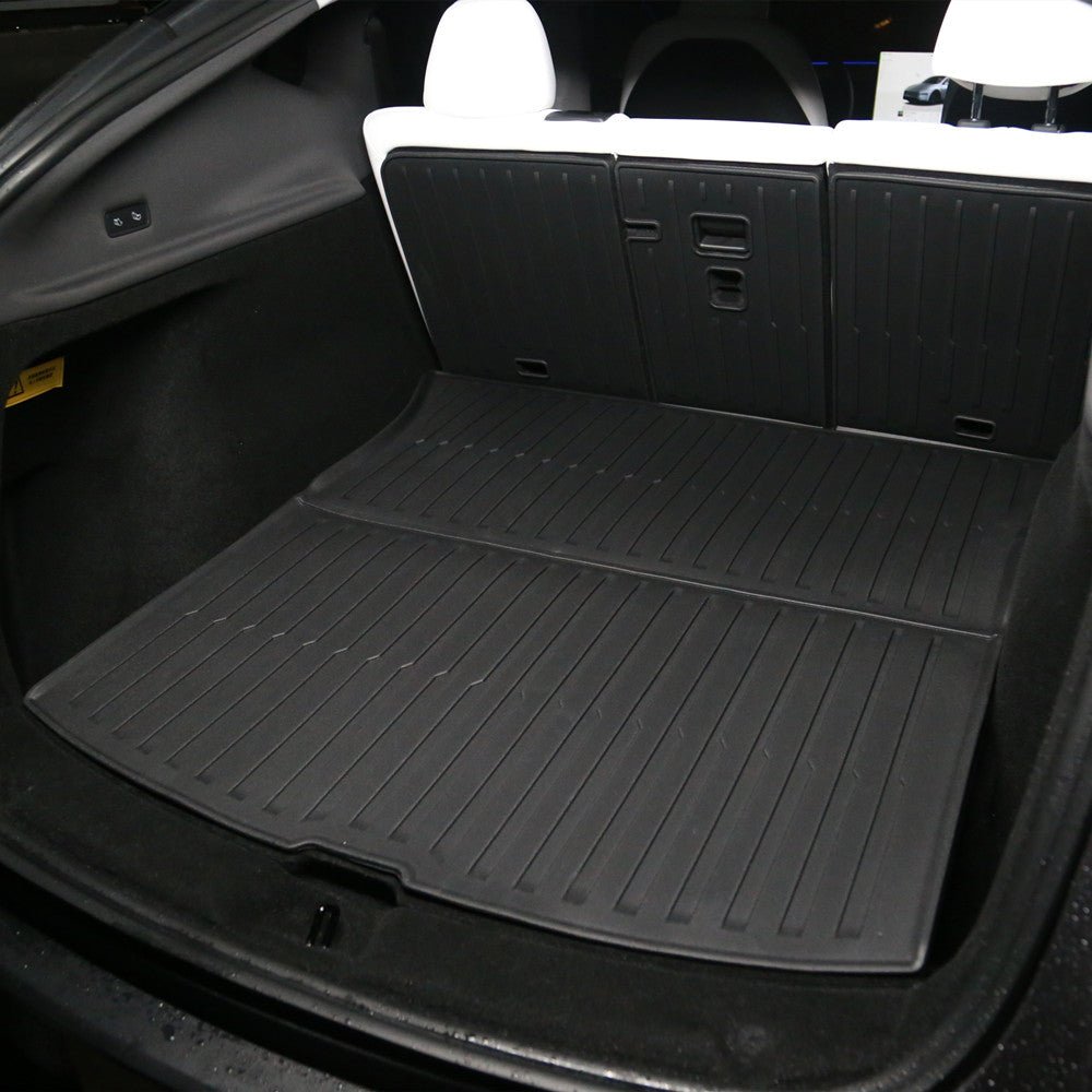 Model Y Juniper Trunk Mat with Backrest | TPE | Waterproof | Anti-Slip ...