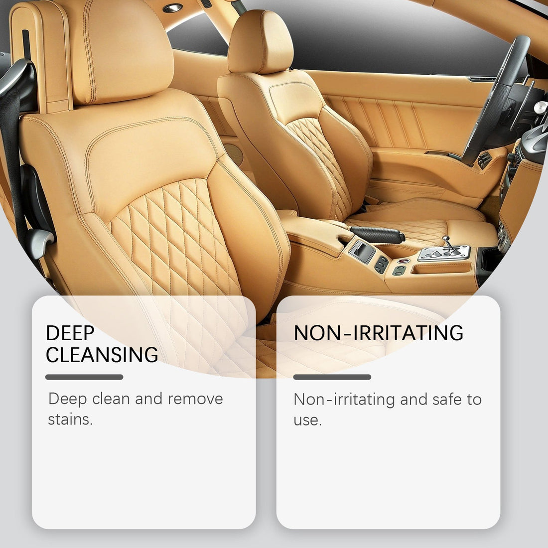 Tesla White Interior Cleaner & Stain Remover | Vegan Leather Safe