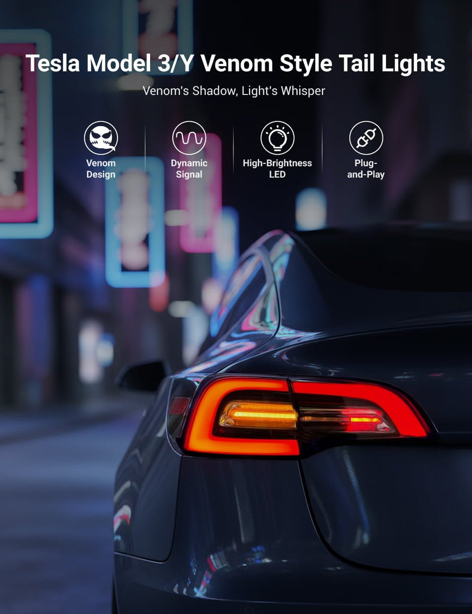 Tesla Model 3 Y X S LED Tail Lights | TESERY Premium Lighting Upgrades