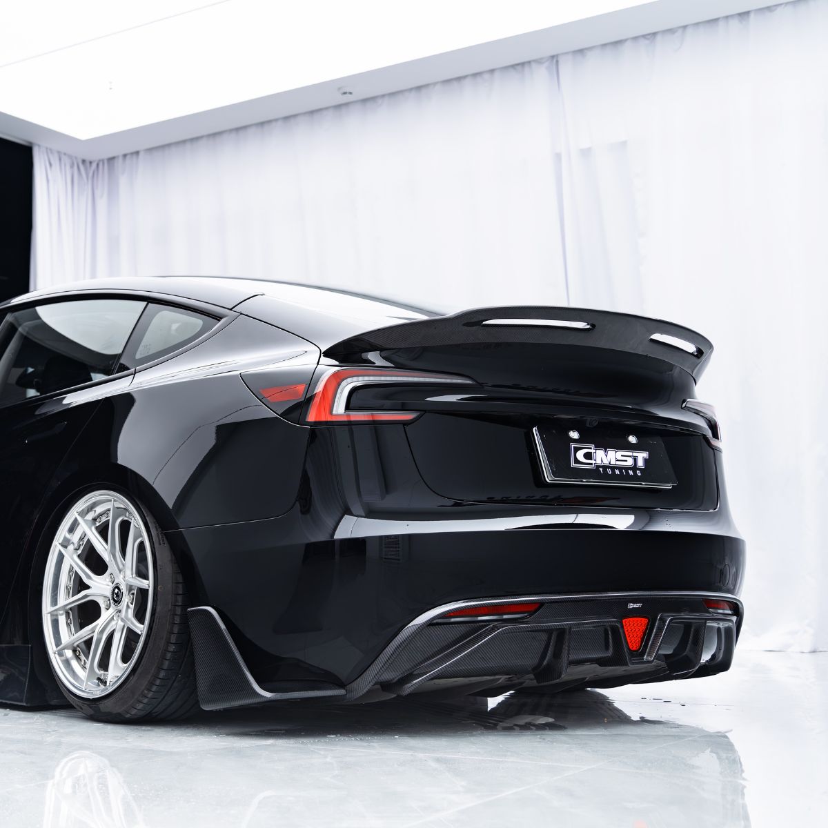 Track-Spec Carbon Fiber Spoiler | 2024+ Tesla Model 3 Highland