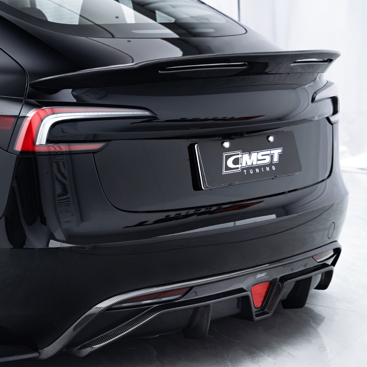 Track-Spec Carbon Fiber Spoiler | 2024+ Tesla Model 3 Highland
