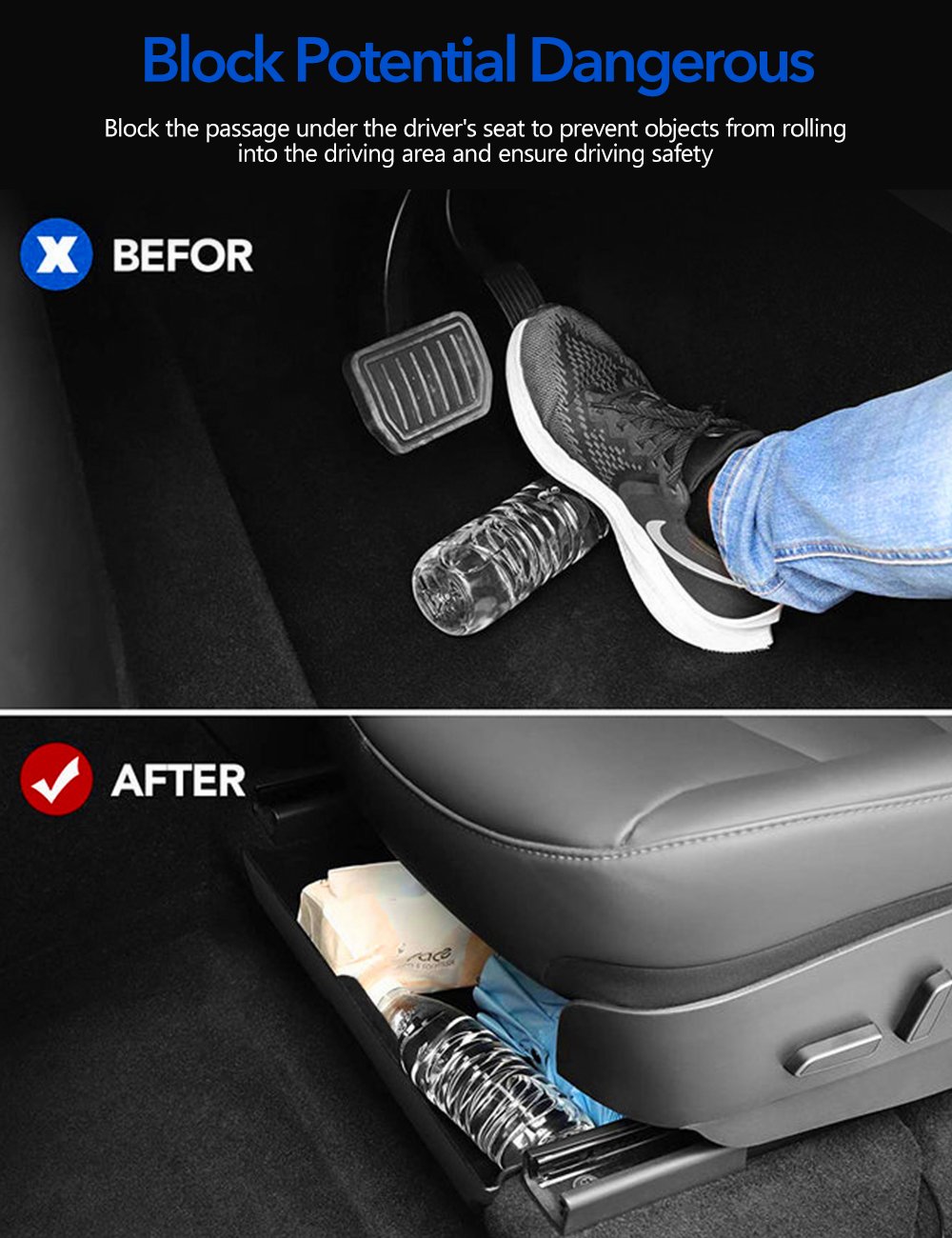 Tesla Model Y Underseat Storage Box