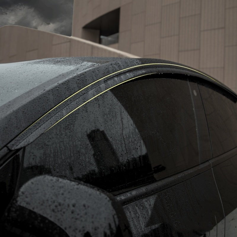 Window Visor Rain Guards Model 3 Y 4-Piece Set 3M Adhesive Aerodynamic ...