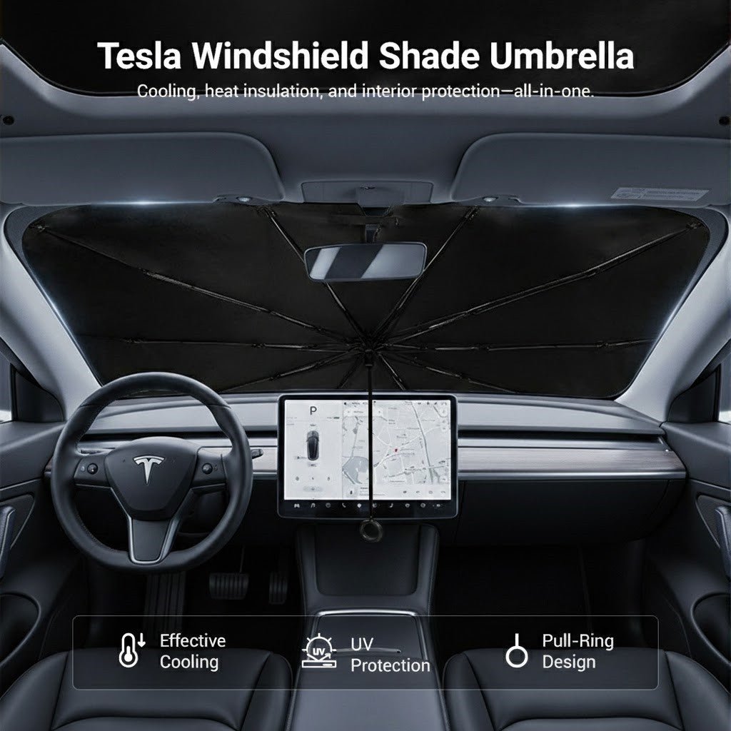 Tesla Model 3 Windshield Sun Shade Umbrella