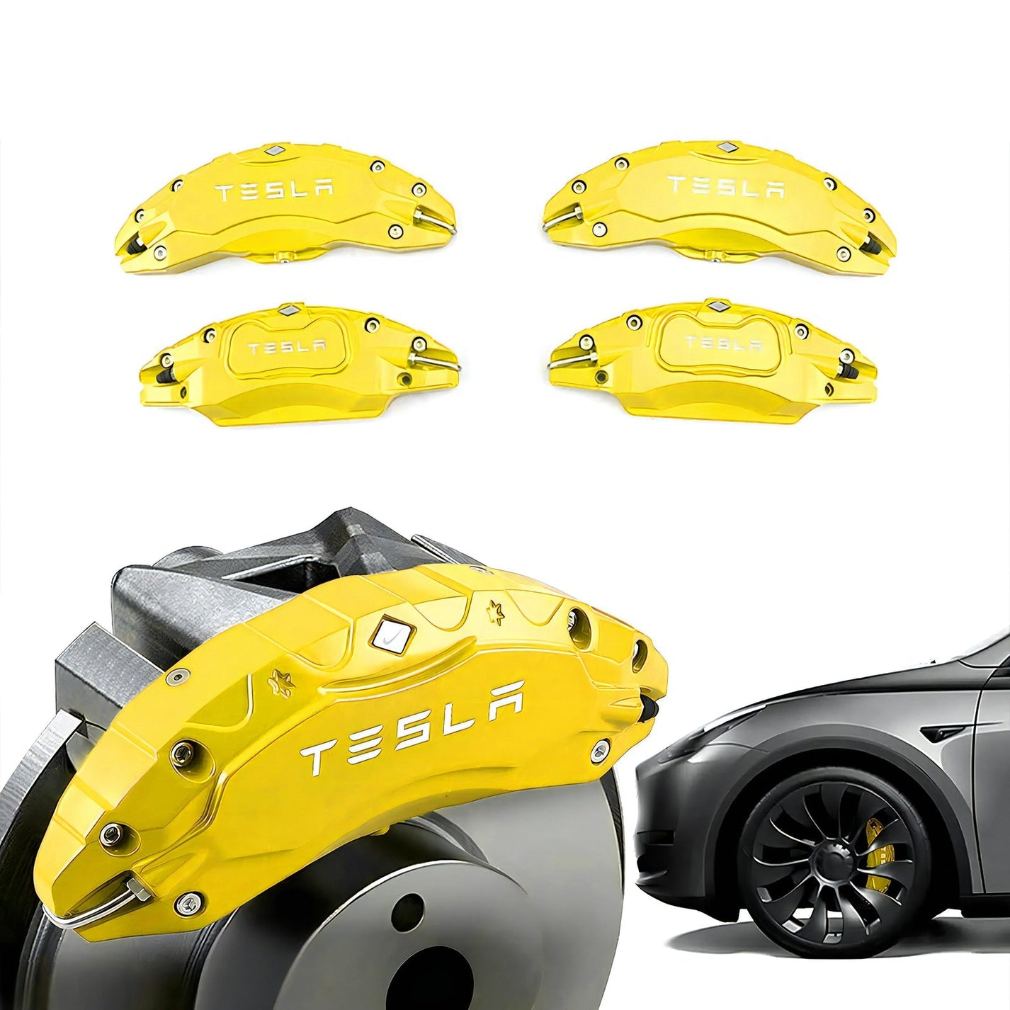 Tesla Model Y Caliper Cover | Multicolor Performance Look
