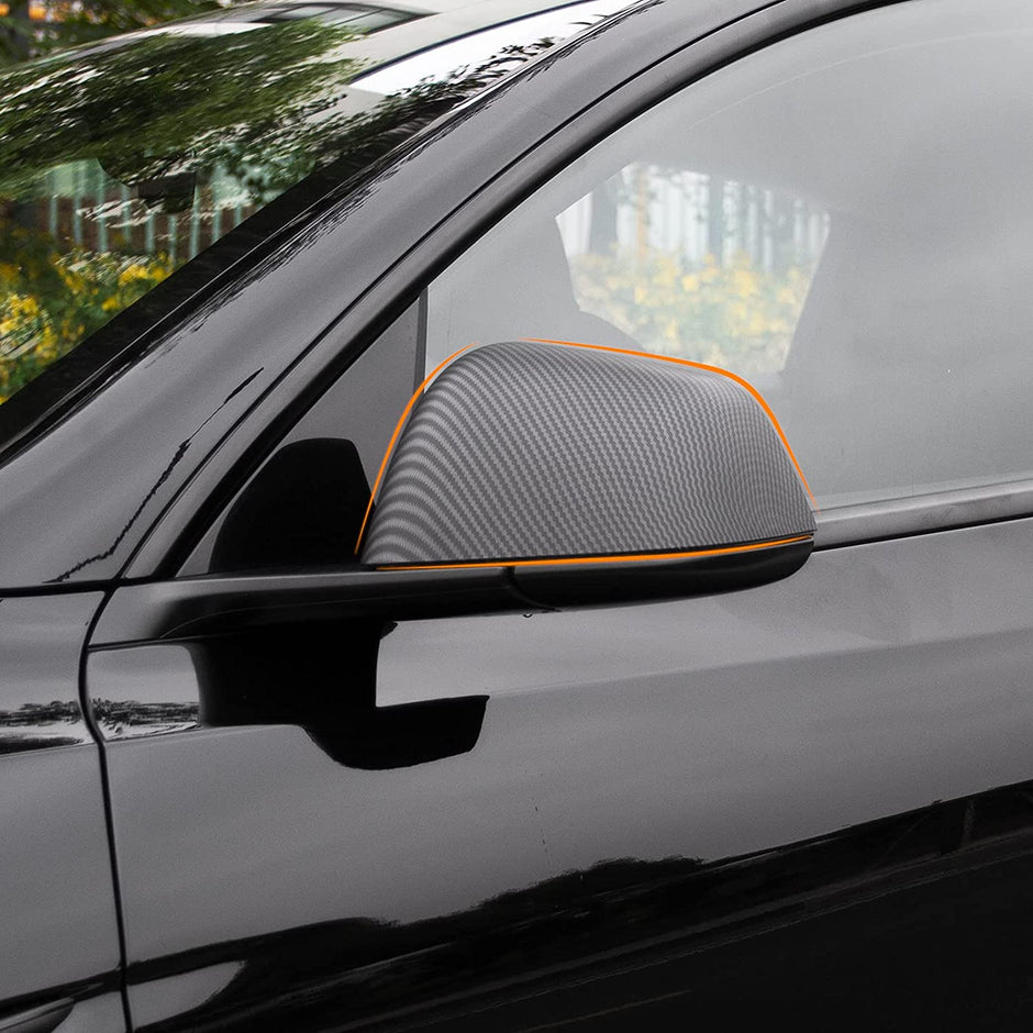 Tesla Mirror Covers & Caps | Model 3, Y, S, X | Carbon Fiber & More ...
