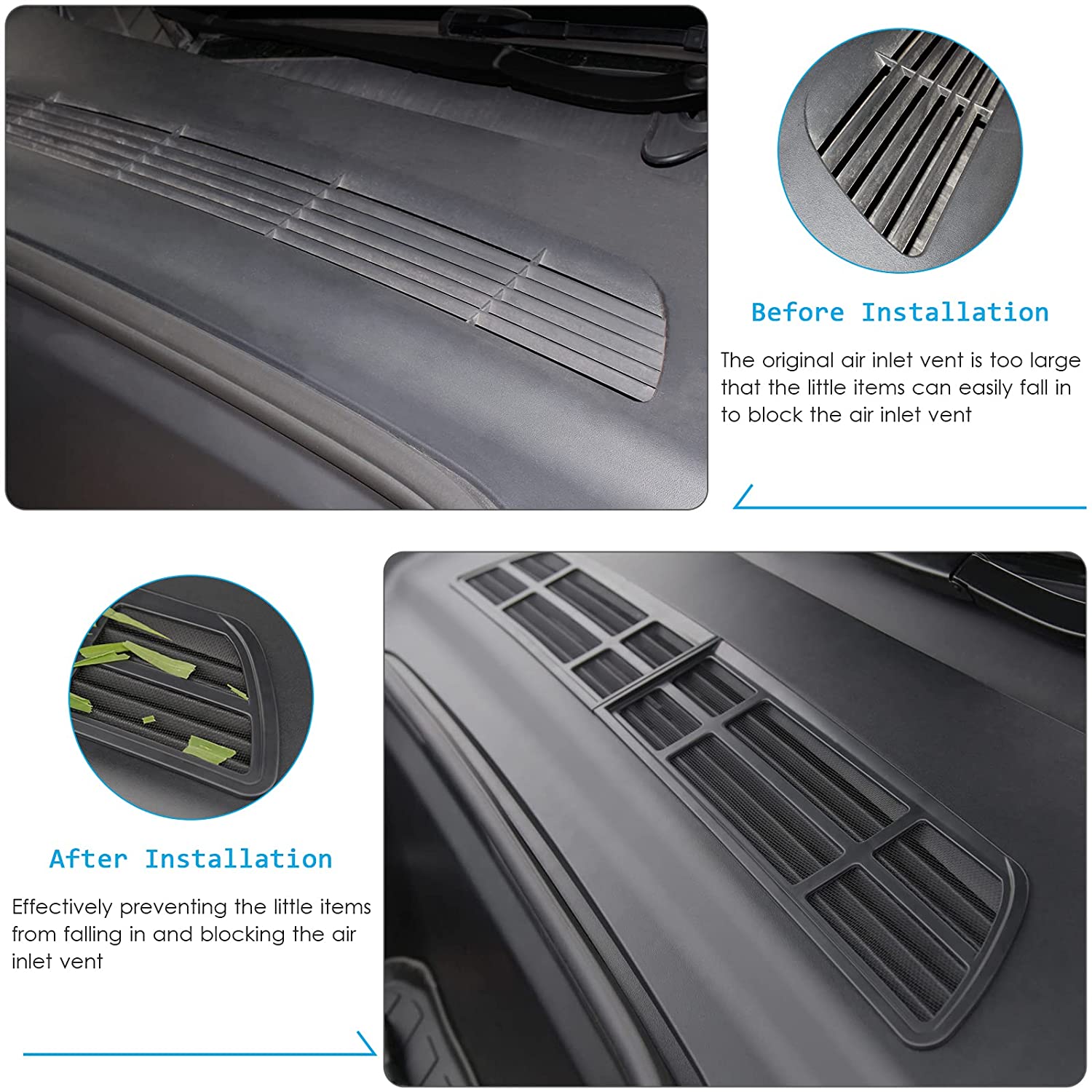 Air Intake Vent Cover Accessories for Tesla Model Y Juniper