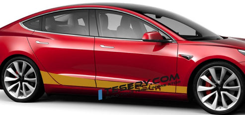Tesla Model S/3/X/Y Body Stickers (2 pcs/set)