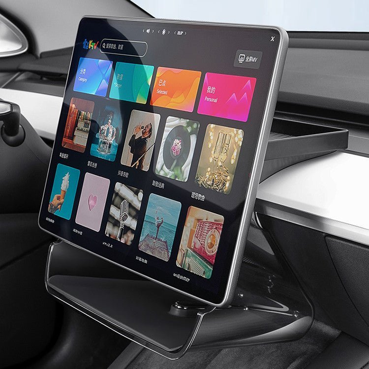 Center Console Organizer Under Screen Storage for Model 3&Y