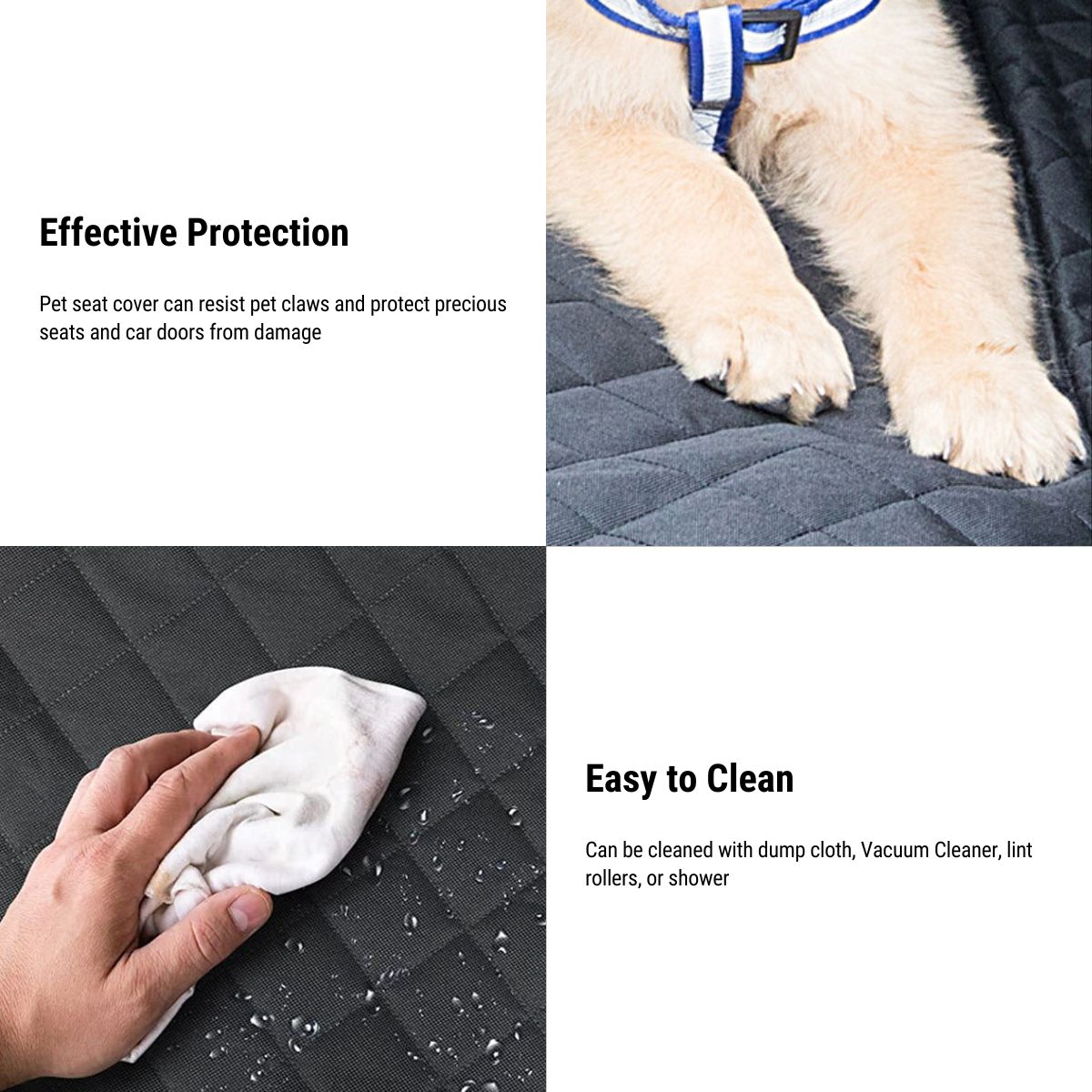 Tesla Dog Seat Cover for Model 3/Y | Rear Seat Protection